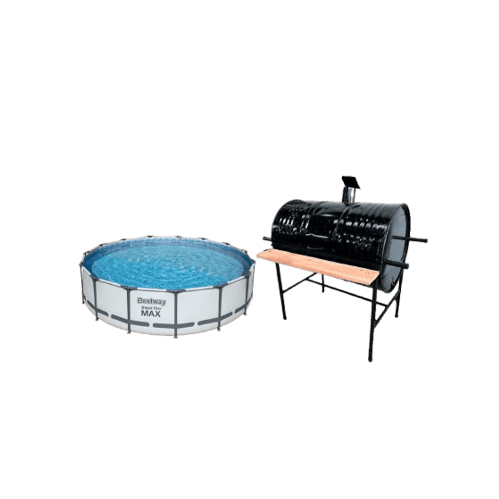Central Shop | COMBO PARRILLA 200LTS + PISCINA BESTWAY REDONDA 6.473 ...